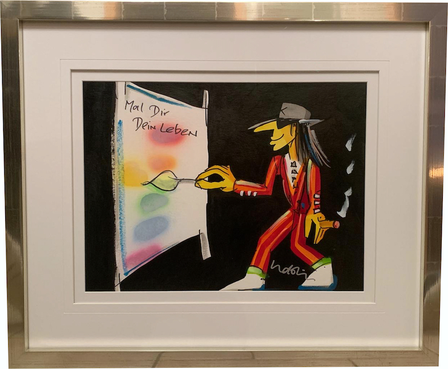 UDO LINDENBERG: Mal Dir Dein Leben - ORIGINAL - Kunstgalerie, Originale ...
