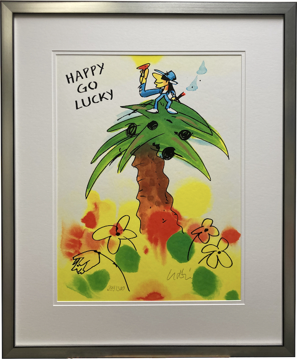 Udo Lindenberg Bild Happy go lucky - Kunstgalerie, Originale, Bilder