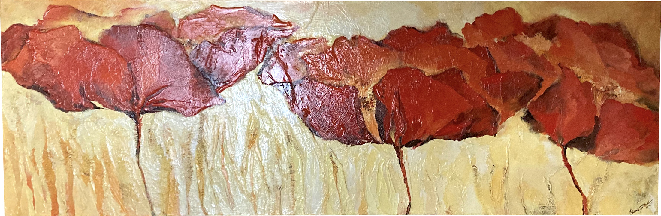 ELENA FILATOVA: Mohnblumen im Kornfeld - Kunstgalerie, Originale, Bilder