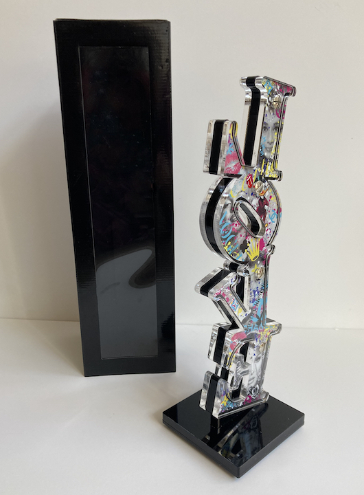 AD VAN HASSEL: Skulptur "Acrylic Love" - Kunstgalerie, Originale, Bilder