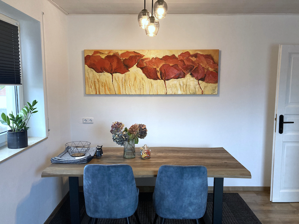 ELENA FILATOVA: Mohnblumen im Kornfeld - Kunstgalerie, Originale, Bilder