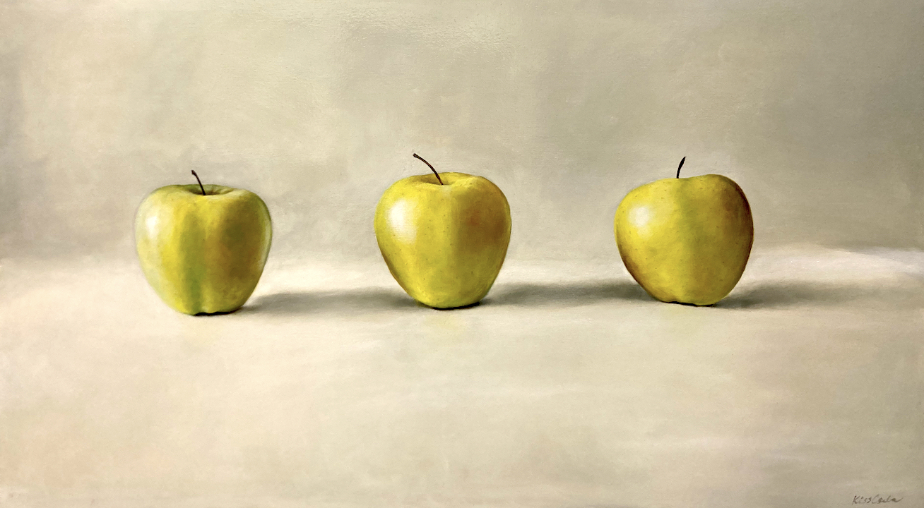 CSABA KISS: Drei Äpfel - Kunstgalerie, Originale, Bilder