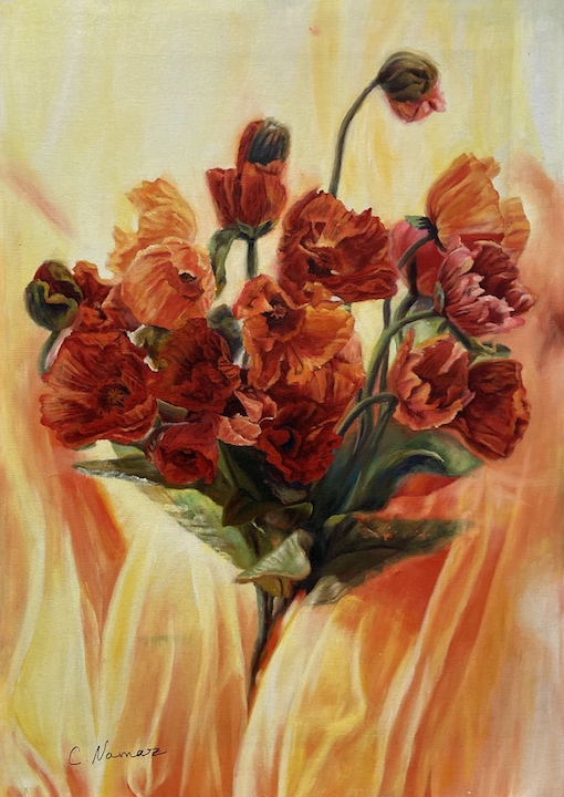 NAMAZBEK CHEKIROV: Ranunkelstrauß - Kunstgalerie, Originale, Bilder