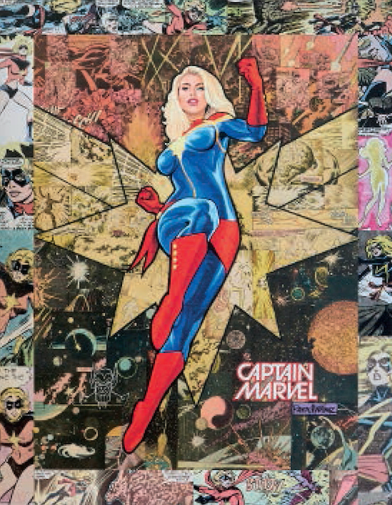 RANDY MARTINEZ: Legacy - Captain Marvel - Kunstgalerie, Originale, Bilder