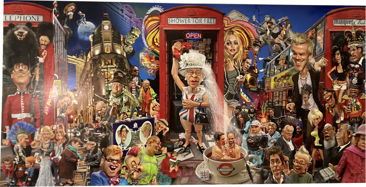 BERNHARD PRINZ: London - Kunstgalerie, Originale, Bilder