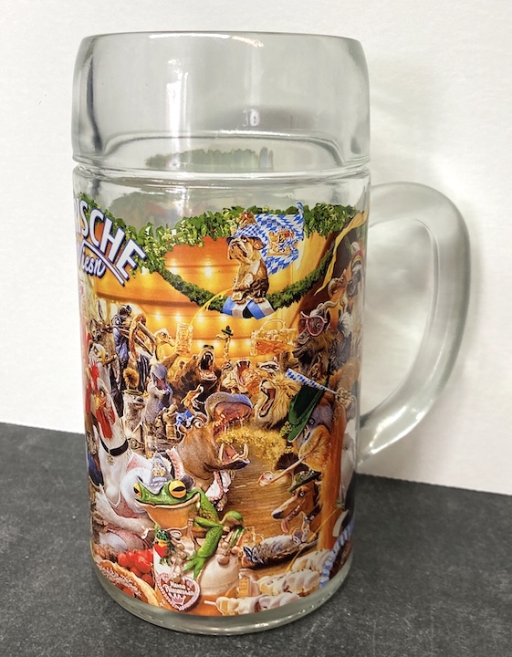 BERNHARD PRINZ: Tierische Wiesn - Maßkrug - Kunstgalerie, Originale, Bilder