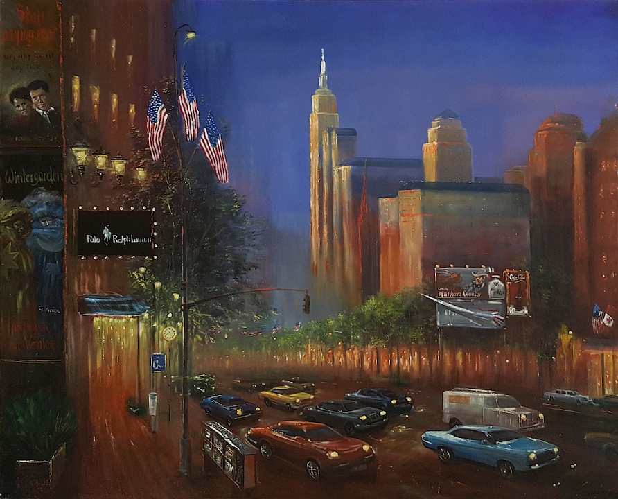 MIKE STEVENS: New York Street - Kunstgalerie, Originale, Bilder