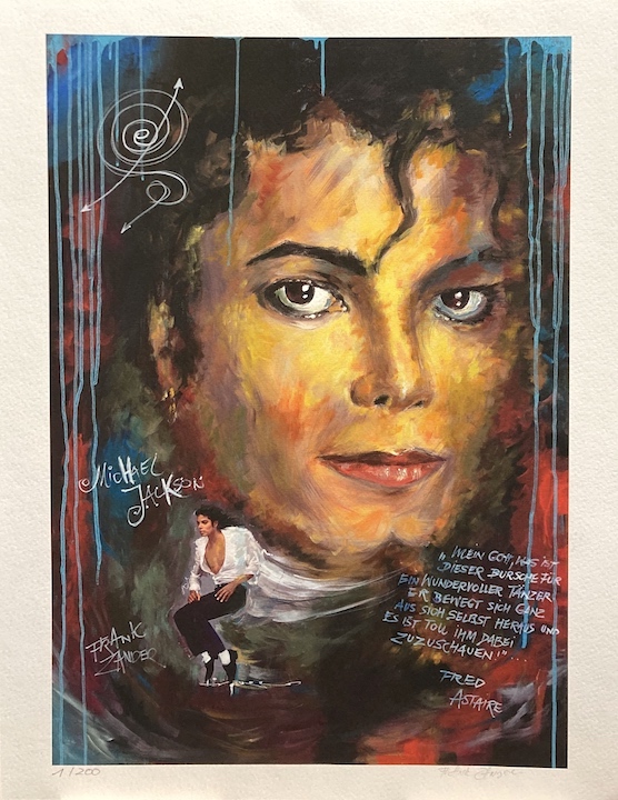 FRANK ZANDER: Michael Jackson - Kunstgalerie, Originale, Bilder