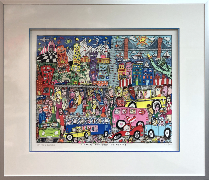 James Rizzi: TAKE A TRIP THROUGH MY CITY - Kunstgalerie, Originale, Bilder