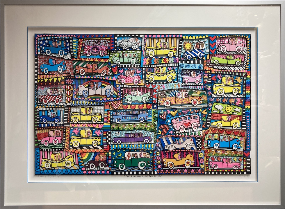 James Rizzi Bild The romance of the road - Kunstgalerie, Originale, Bilder