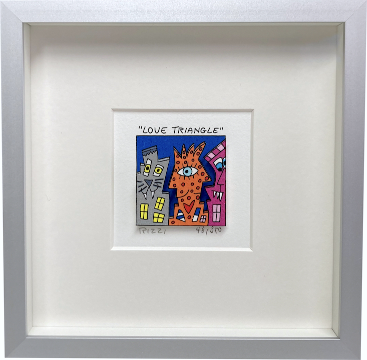 James Rizzi: LOVE TRIANGLE - Kunstgalerie, Originale, Bilder