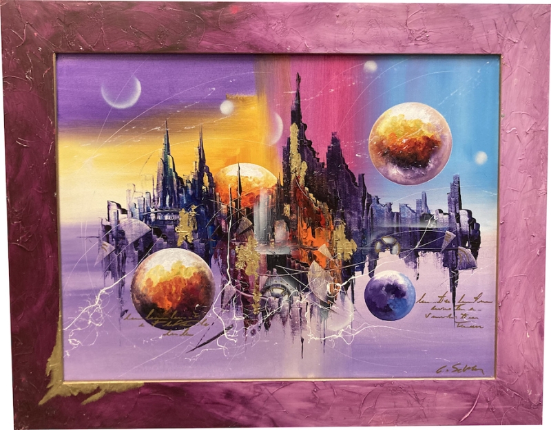 CLAUS SCHENK: Space Landscape - Kunstgalerie, Originale, Bilder